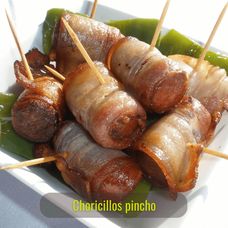 Bandeja de Chorizos parrilla pincho